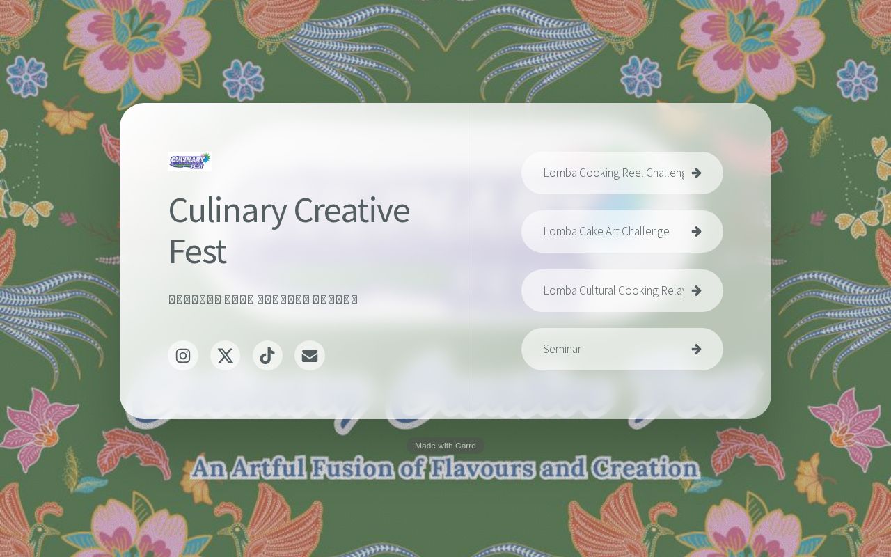 Culinary Creative Fest